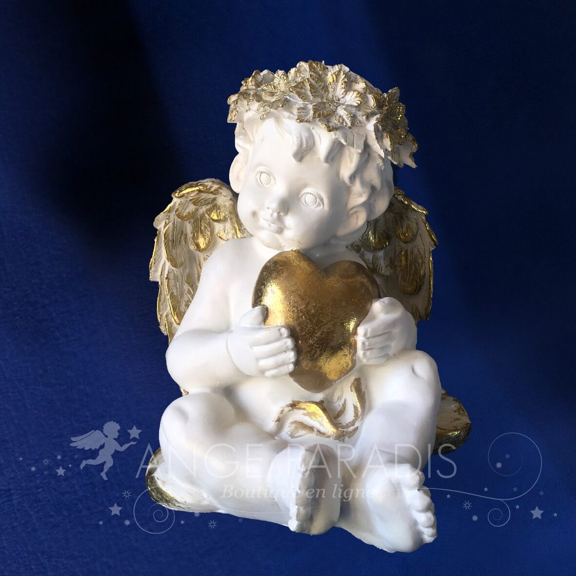 Statue et statuette d'ange blanc de décoration
